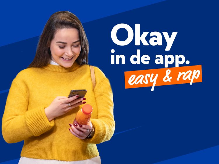 Okay in de Xtra-app | Okay: makkelijk mag