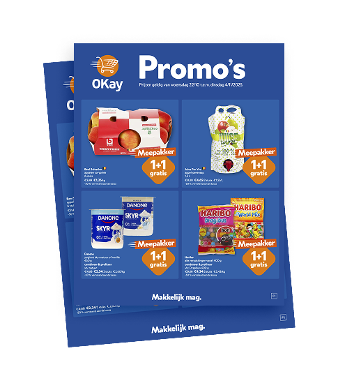 Okay Folder | Deze & Volgende Week | Ontdek Promoties | Okay: makkelijk mag